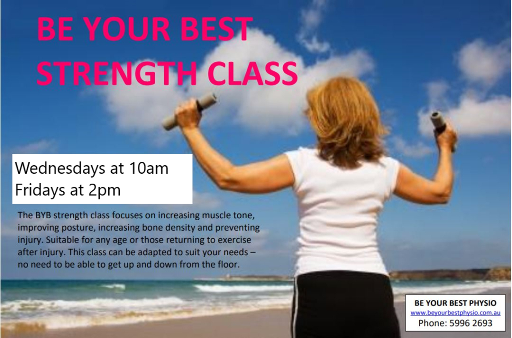 Be Your Best Strength Class – Be Your Best Physio