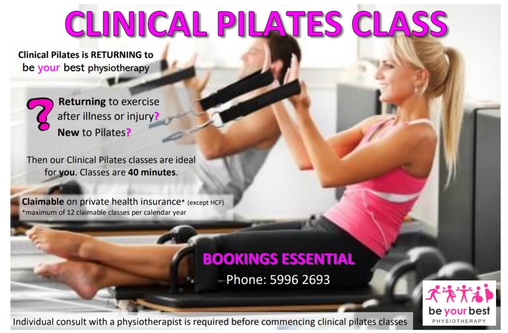 clinical pilates poster – Be Your Best Physio