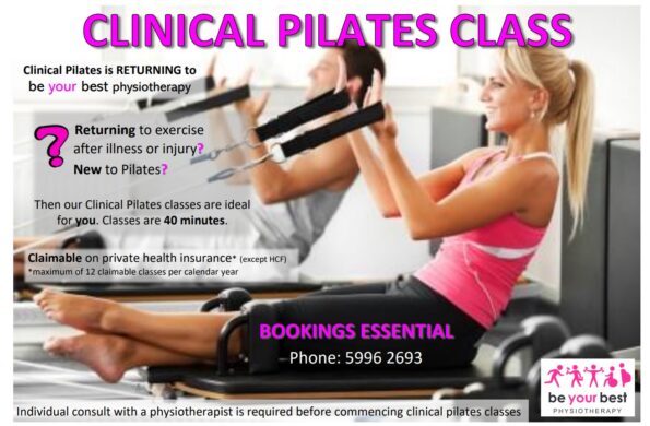 clinical pilates poster – Be Your Best Physio